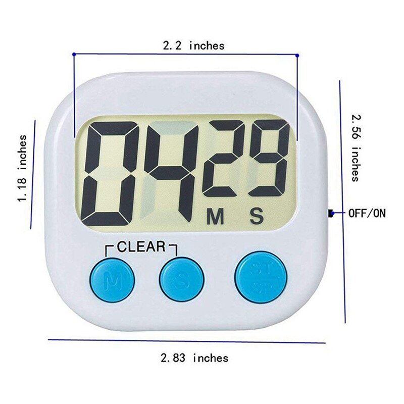 Kitchen Timer 3 Pack Small Digital Electronic Loud... – Grandado