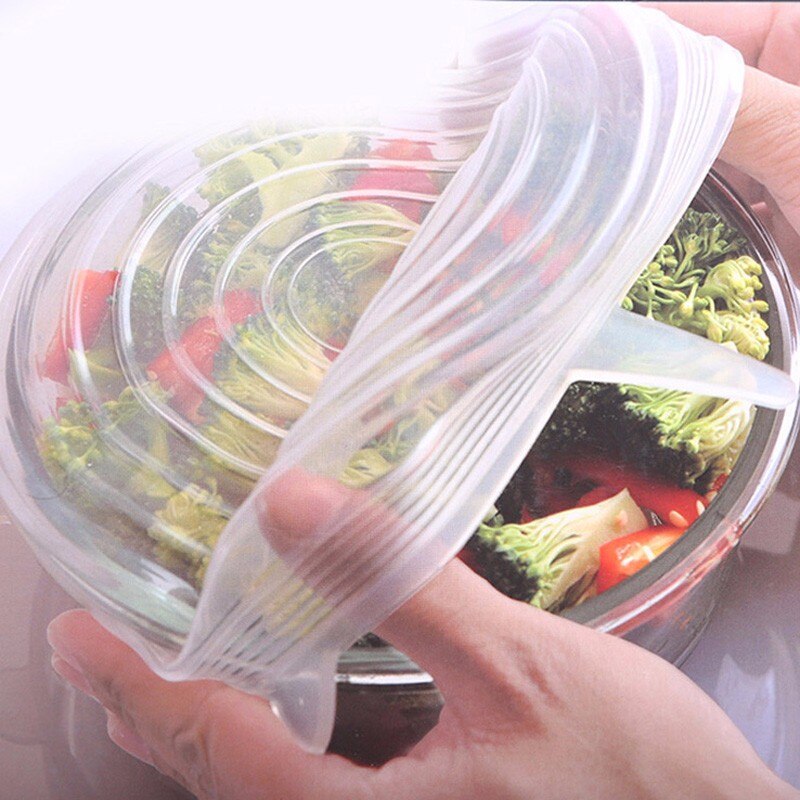 6Pcs/Set Multifunction Silicone Stretchable Suctio... – Vicedeal
