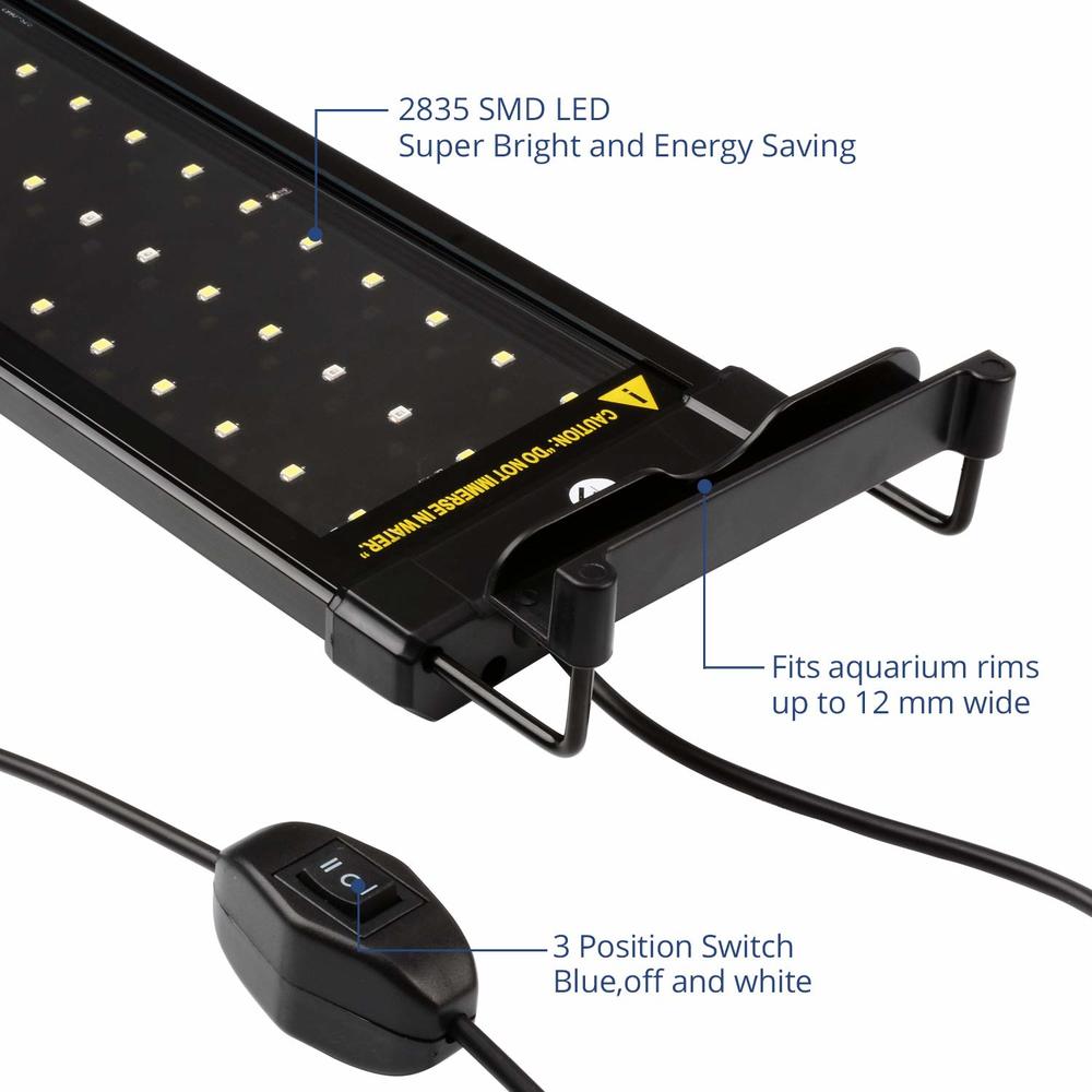 100-240V 11W Aquarium LED Lightings Fish Tank Ligh... – Grandado