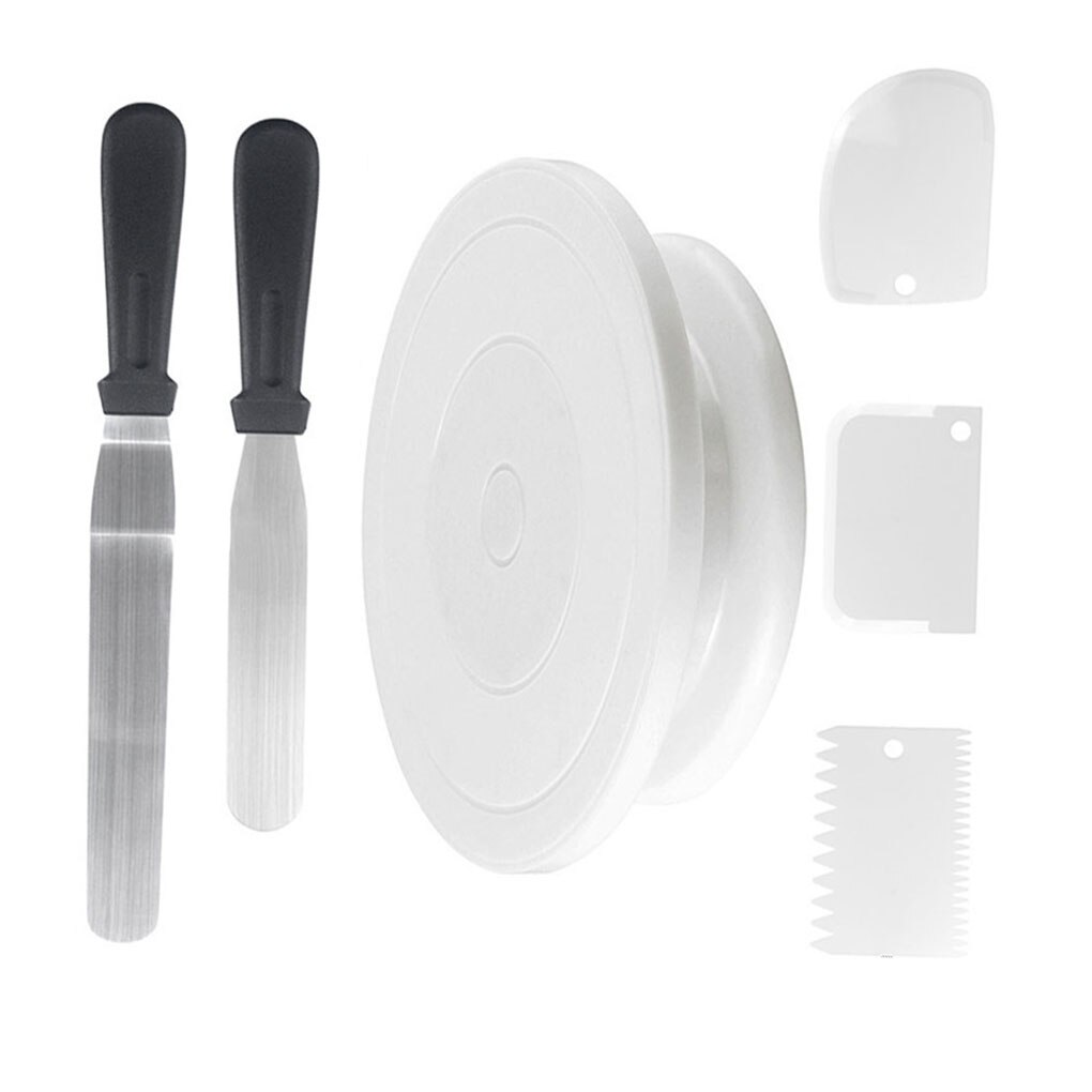 6pcs Cake Turntable Set Cake Icing Decorating Turn... – Grandado