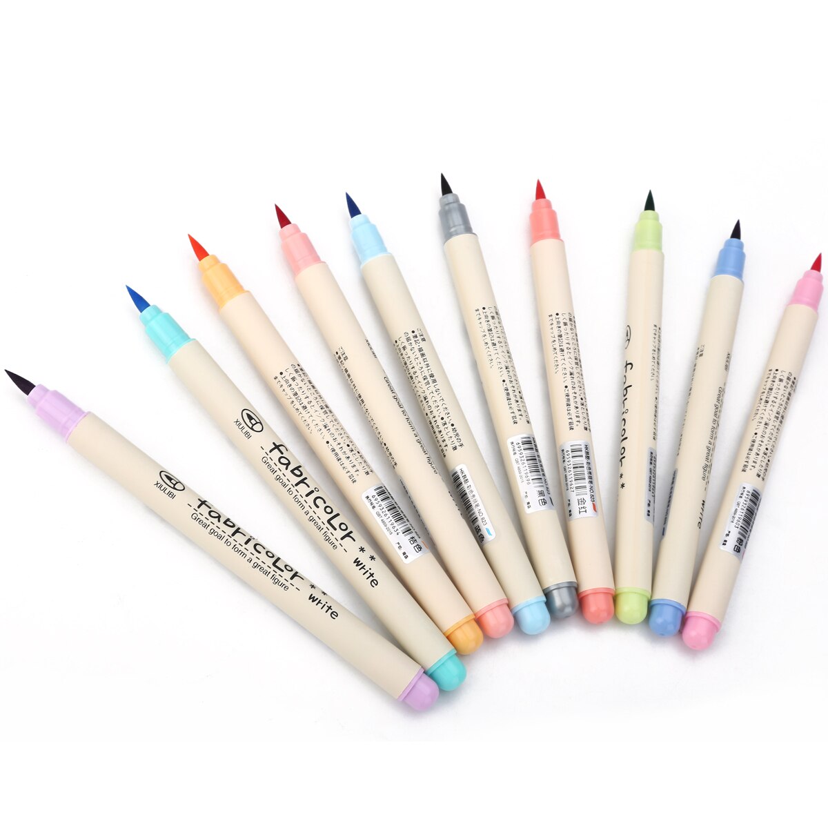10 Colour Drawing Calligraphy Artist Brush Pens Wa... – Vicedeal
