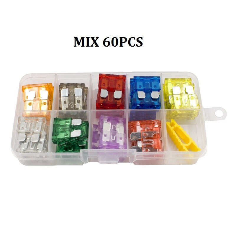 Mix Atc/Ato Blade Fuse Kit 5A 7.5A 10A 15A 20A 25A... – Vicedeal