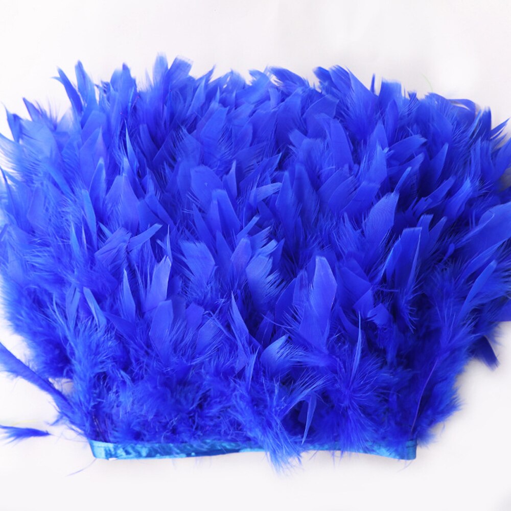 10 meters Turkey Feather Fringe Trim 10-15cm Plume... – Vicedeal