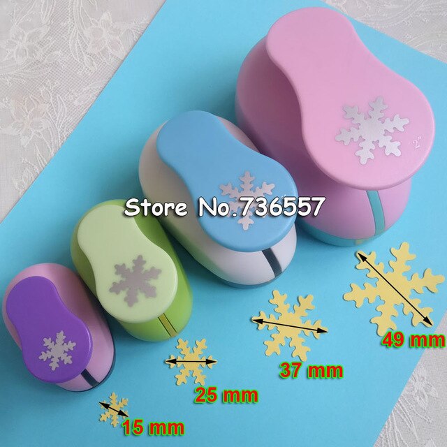 4.9cm 3.7cm 2.5cm snowflake craft punch set barn m... – Grandado