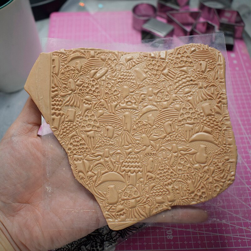 Polymer Clay Texture Stamp Sheets Template Cute Ma... – Grandado