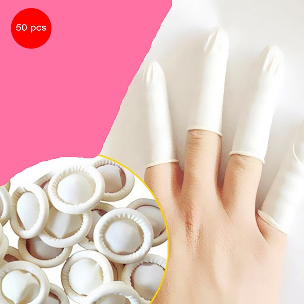 50PCS/SET Natural Latex Anti-Static Finger Cots Pr... – Vicedeal