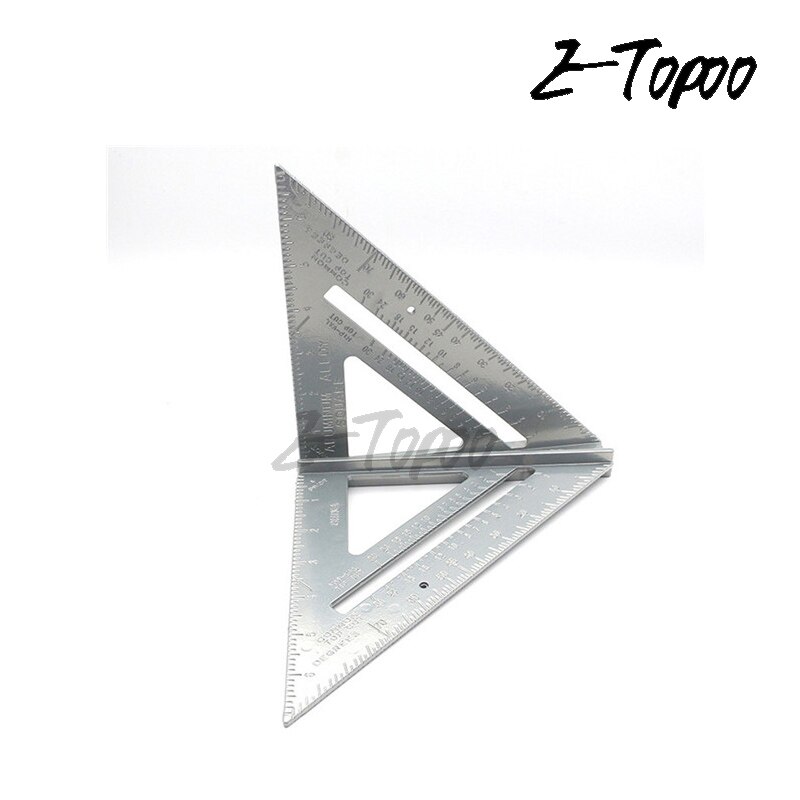 7 Inch Aluminum Speed Square Triangle Angle Protra... – Grandado