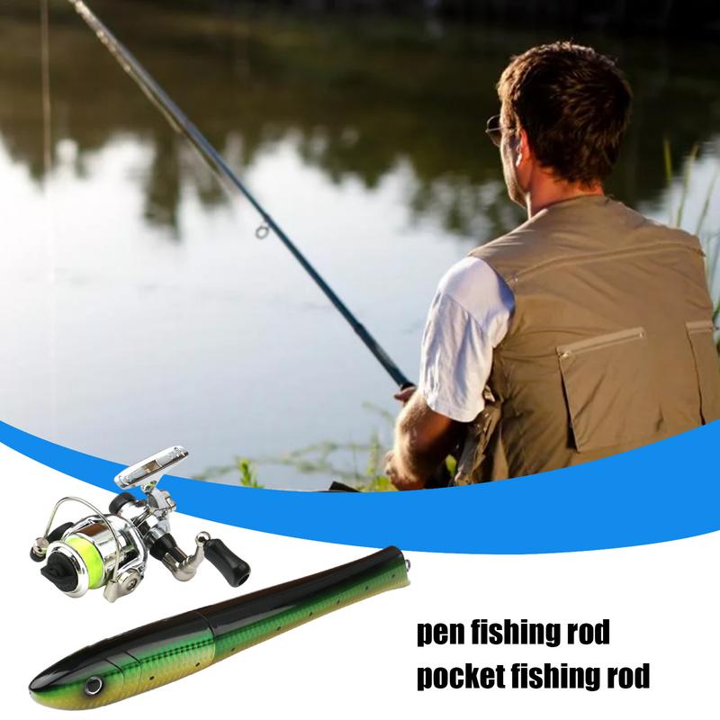 Pocket Fishing Rod Foldable Fishing Pen Rod Pocket... – Grandado