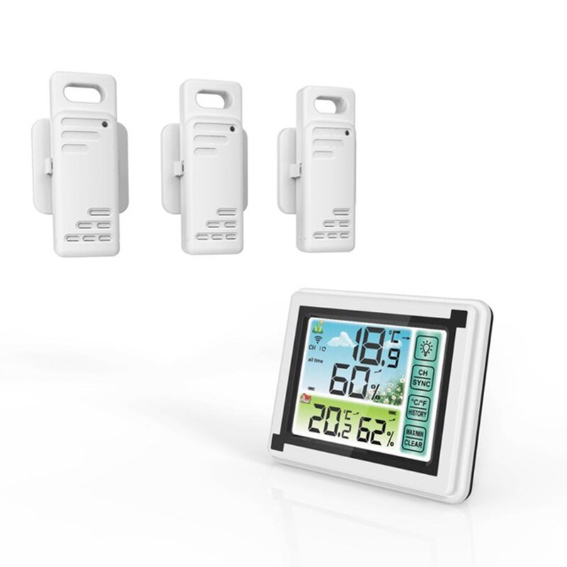 Smart Home Color Screen Indoor Outdoor Wireless Th... – Grandado