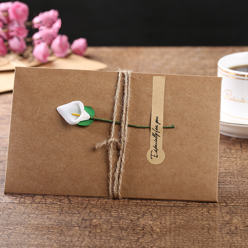 Handmade Birthday Small Greeting Card Retro Kraft ... – Grandado