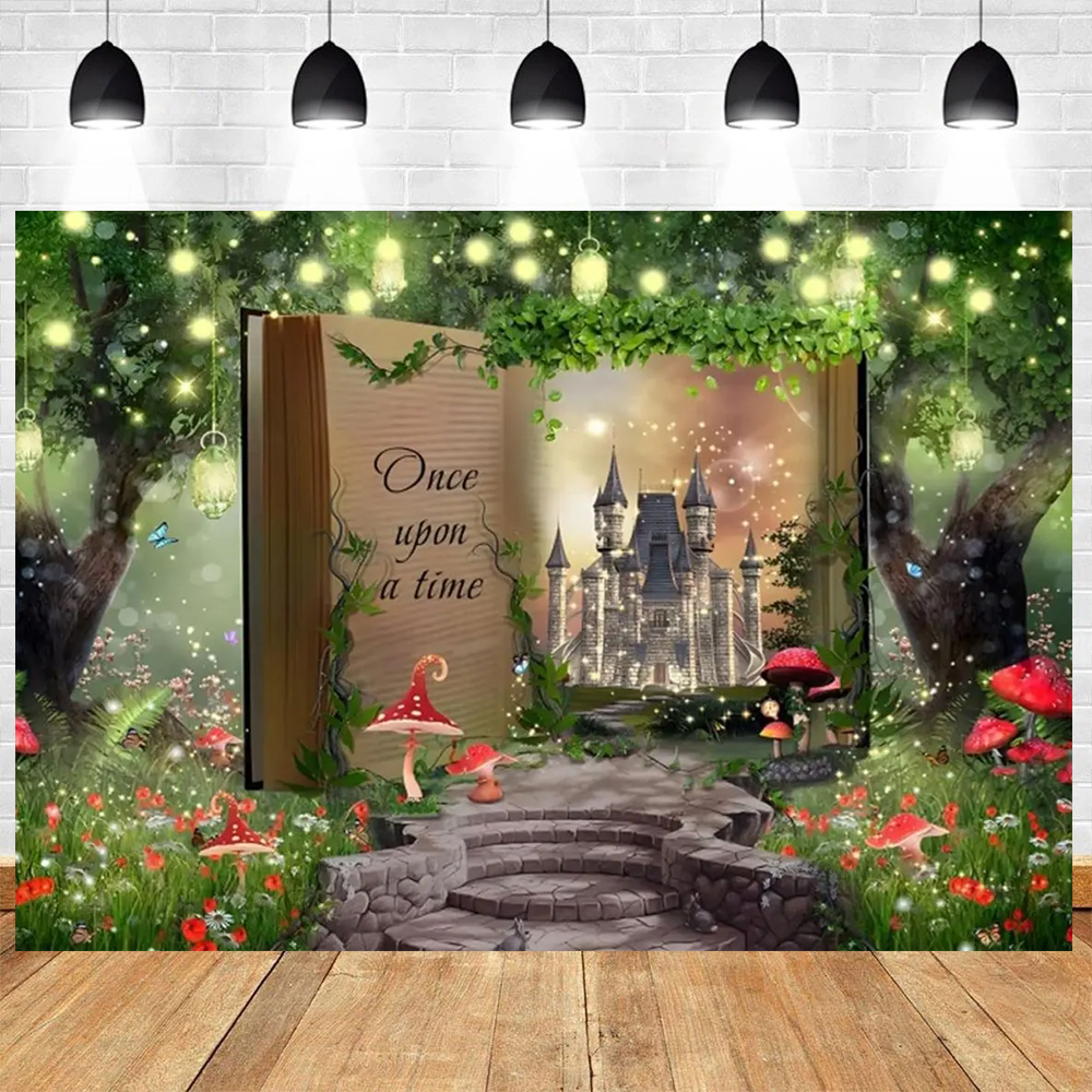 Fairy Tale Books Theme Magic Book Forest Photograp... – Grandado