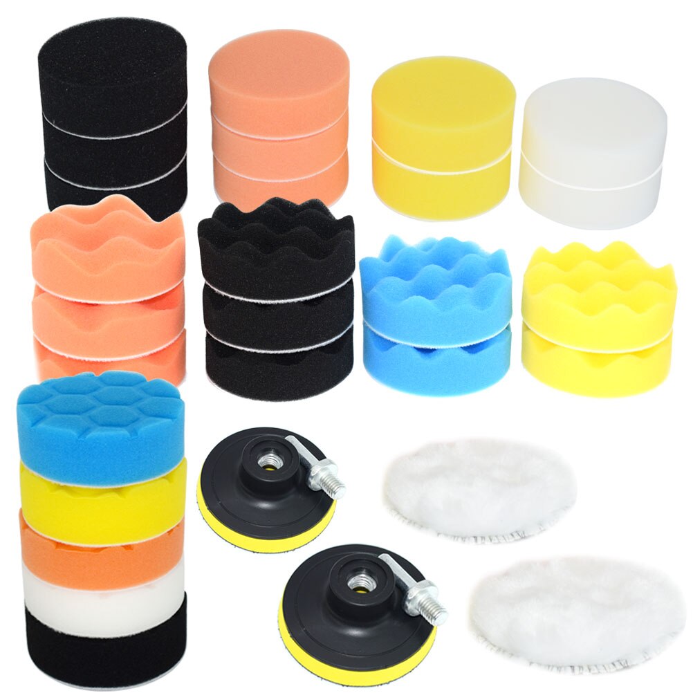 31Pcs Car Foam Drill Polishing Pad Kit for Car Pol... – Vicedeal