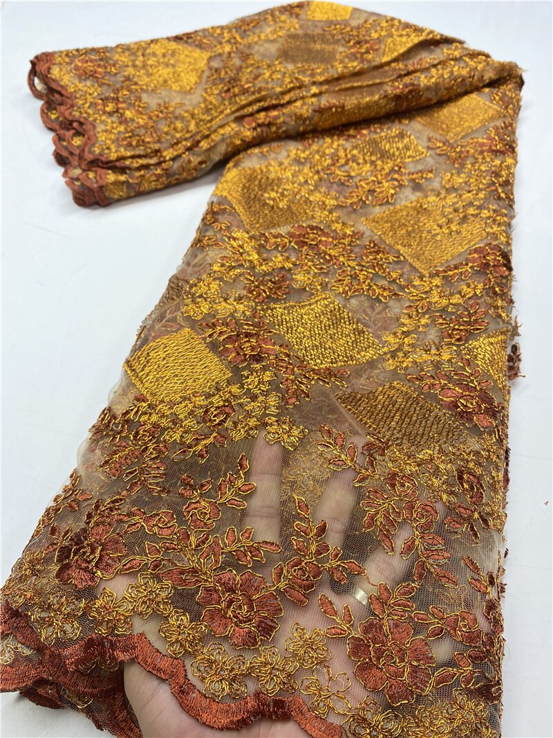 Royal Blue African Lace Fabric Lace Material Brida... – Vicedeal