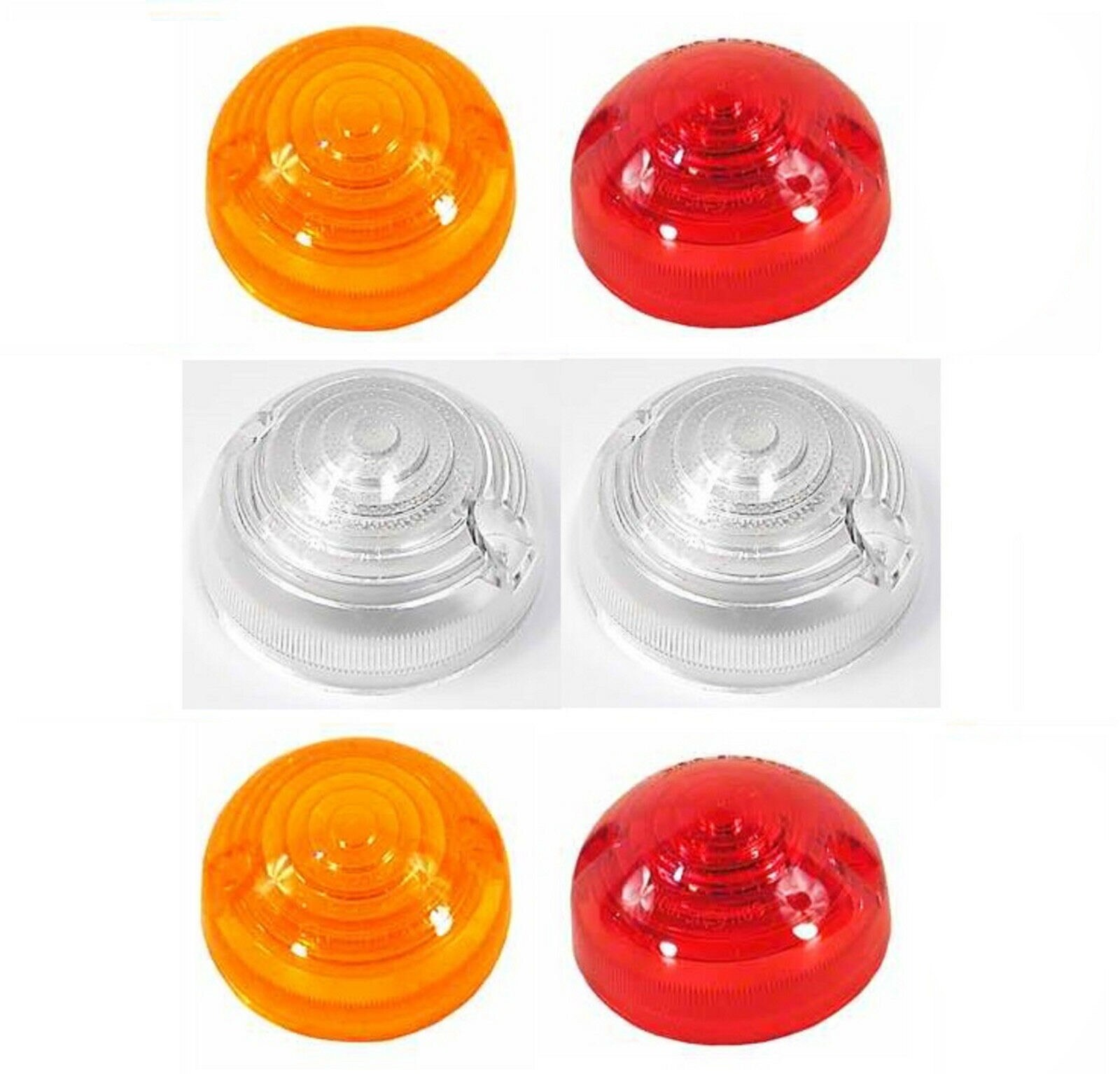 3Pairs White + Amber + Red Indicator Side Rear Lig... – Vicedeal