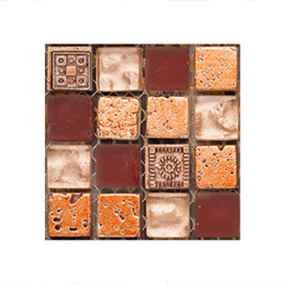 Mosaic Tile Floor Stickers Modern Bathroom 3D Wall... – Vicedeal