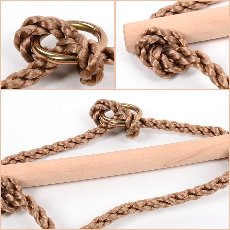 Kids Wooden Rope Fitness Toy Ladder Multi Rungs Cl... – Grandado