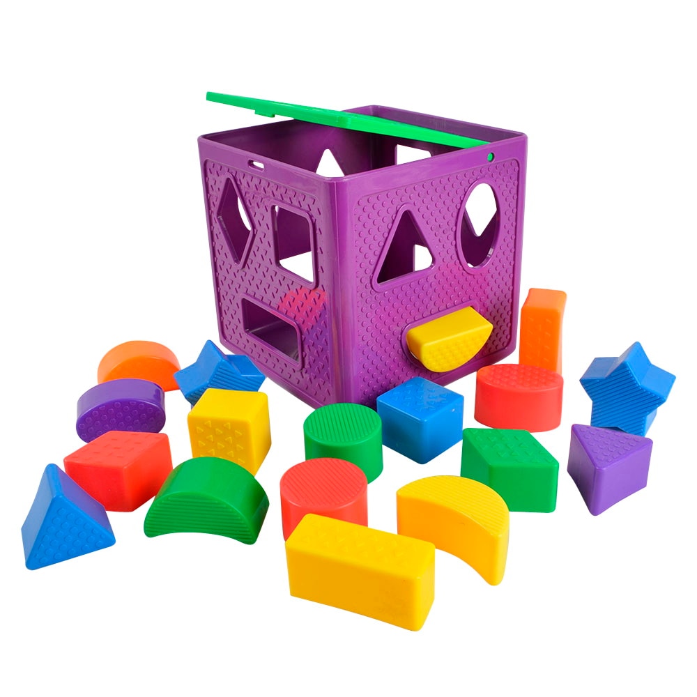BOHS Shape Sorting Cube Geometric Shapes Sorters B... – Grandado