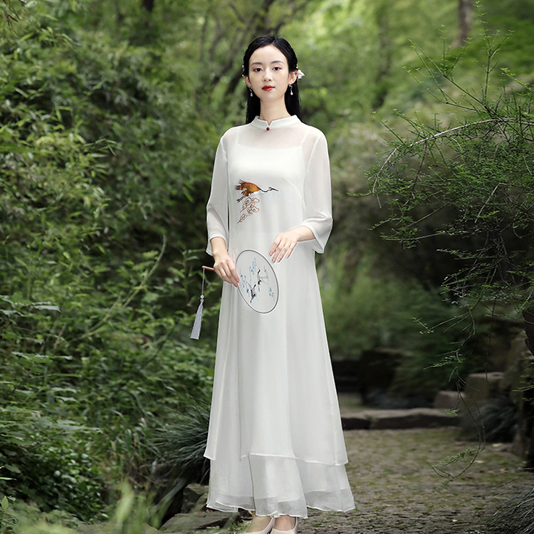 Summer Chinese Style Cheongsams Dress Traditional ... – Vicedeal