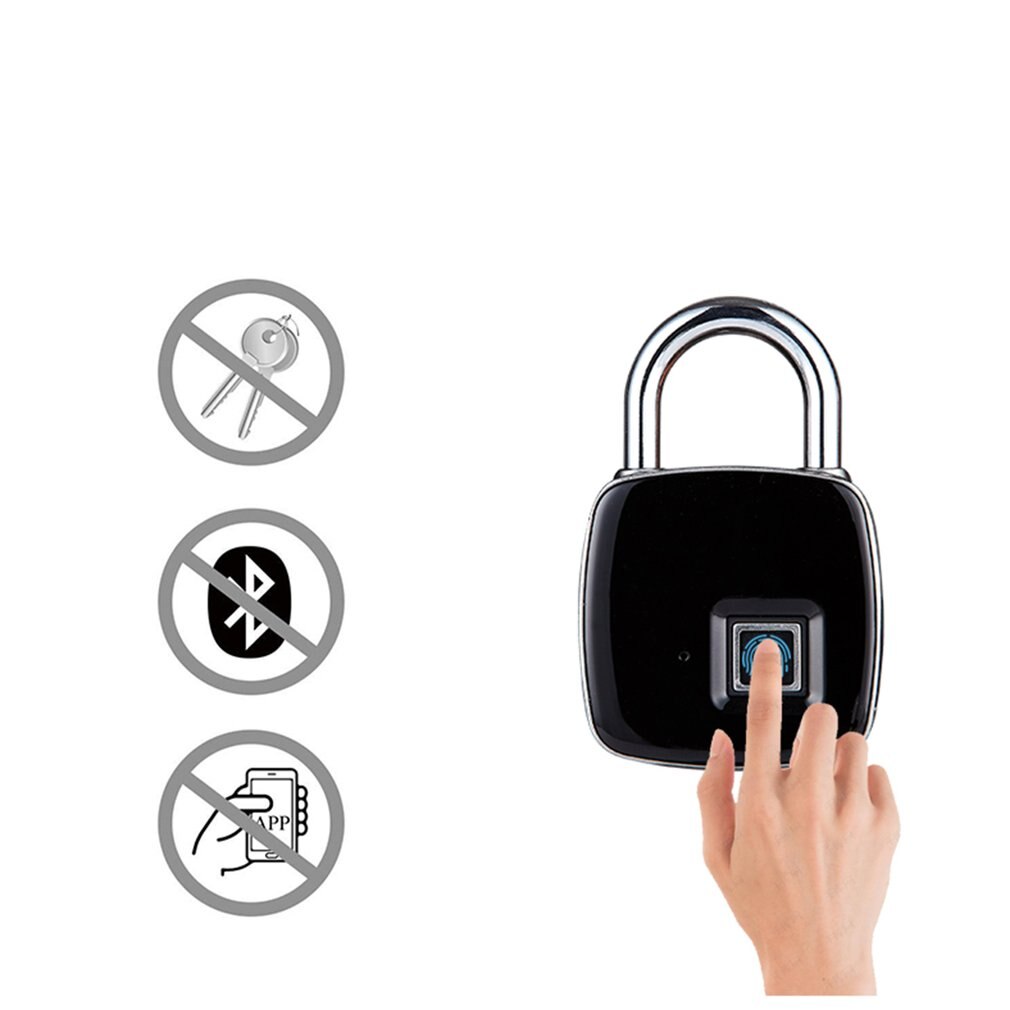 FingerprintElectronic Intelligent Fingerprint Password Padlock Home ... FingerprintElectronic Intelligent Fingerprint Password Padlock Home ...