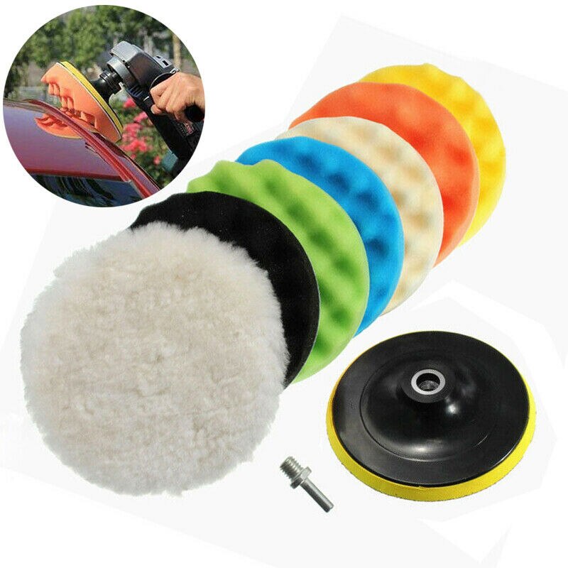 8pcs 7'' Car Buffing Kits With M14 Drill A... – Vicedeal