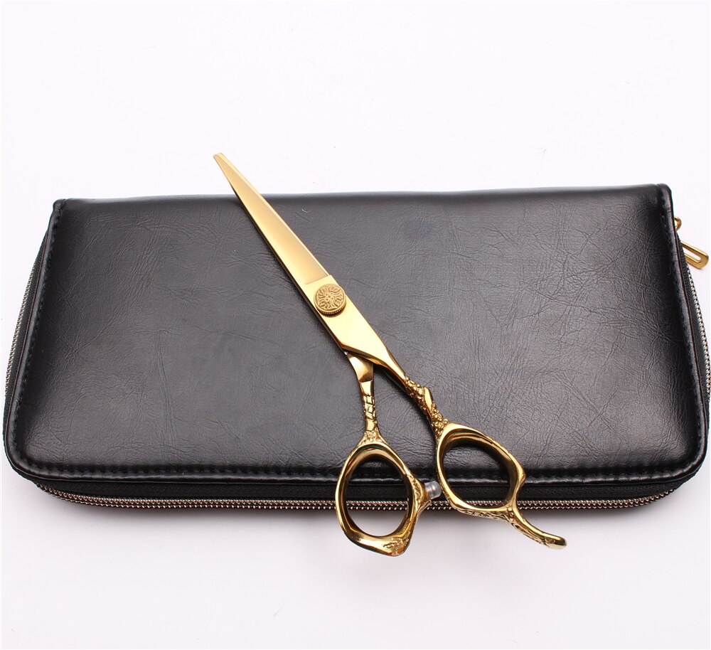 C9001 5.5in. 16cm 440c guld frisör sax skär sax ga... – Vicedeal