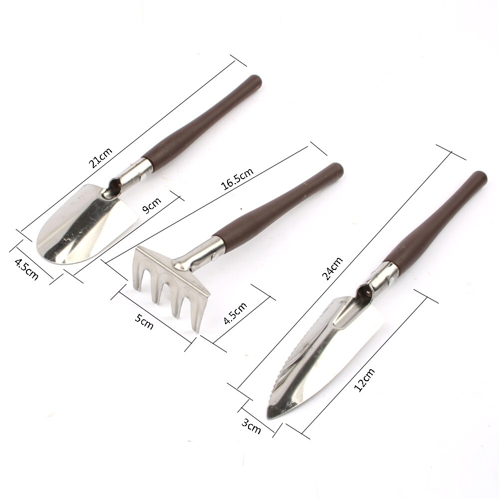 3 Pcs/Set Shovel Spade Rake Plastic Handle Mini Ga... – Vicedeal