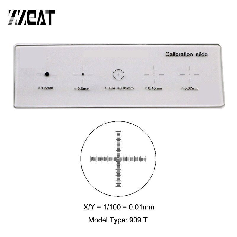 Microscope Stage Micrometer Slide Optical Glass Me... – Vicedeal