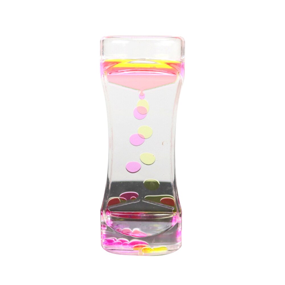 Double Colors Oil Hourglass Liquid Timer Floating ... – Vicedeal