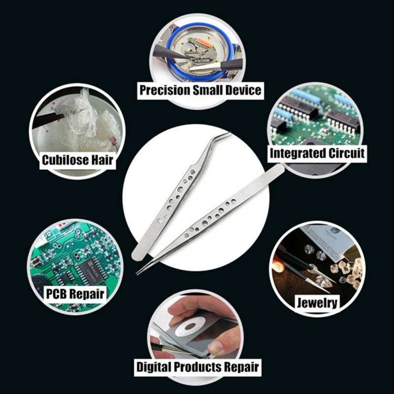 Electronics Industrial Tweezers Anti-static Curved... – Vicedeal