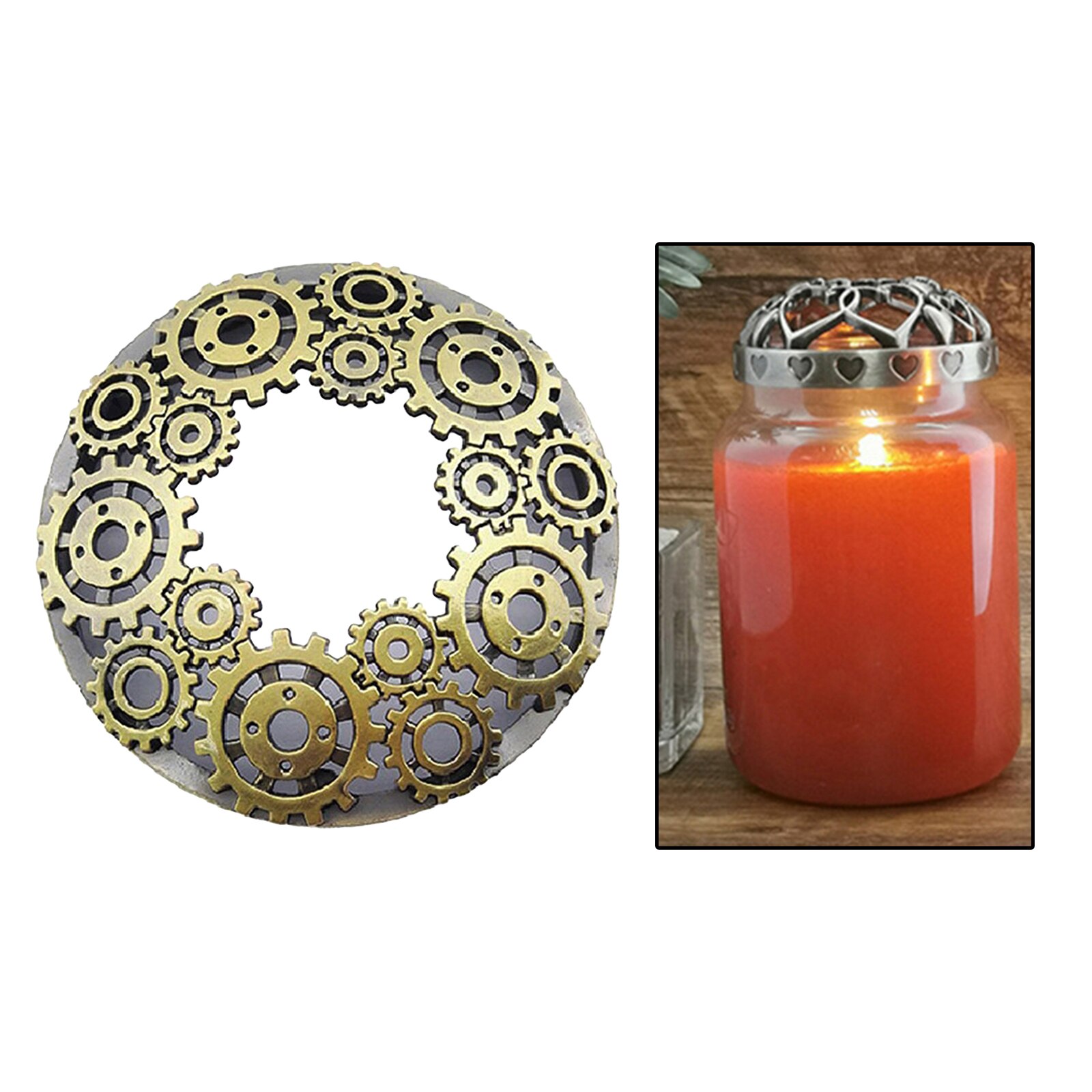 Candles Jar Cover Retro Tea Candle Lids Jar Candle... – Grandado