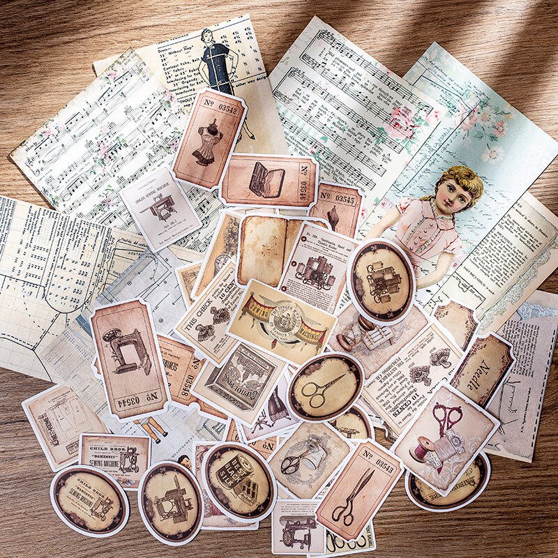 Sewing Series Backing Material Package DIY Scrapbo... – Vicedeal