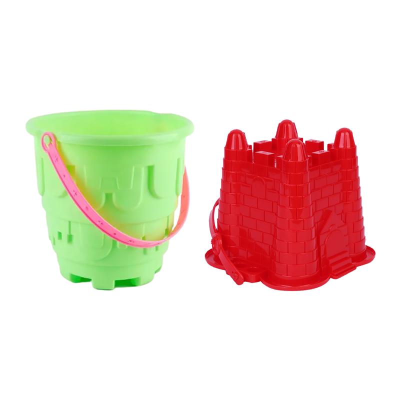 2pcs Sandcastle Molds Sand Castle Beach Bucket Toy... – Vicedeal