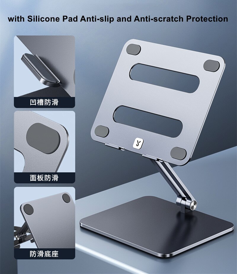 Full Aluminum Alloy Tablet Stand Adjustable iPad P... – Grandado