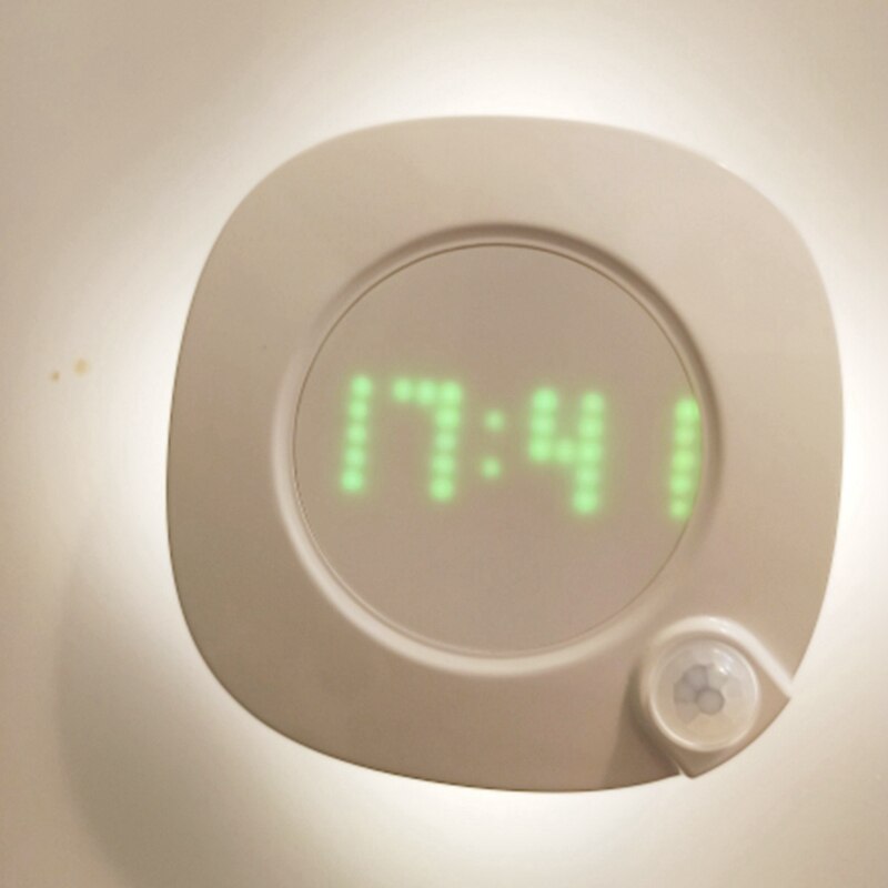Smart Sensor Wall Clock with LED Lights , USB / AA... – Grandado