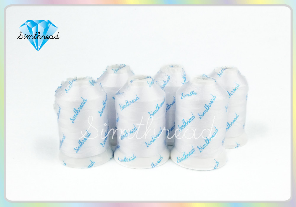 Simthread 75D/2 Polyester Embroidery Prewound Bobb... – Grandado