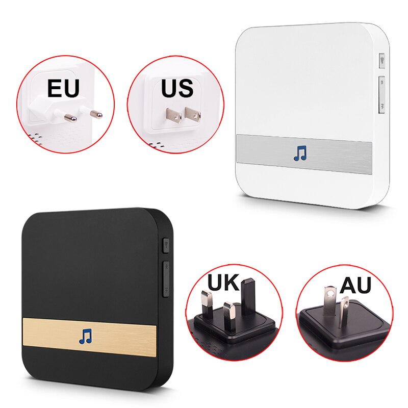 AC 110-220V Smart Indoor Doorbell Chime Wireless W... – Grandado