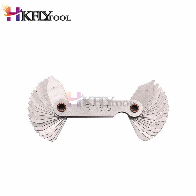 32pcs/set R1-6.5 Stainless Steel Radius Gauge Samp... – Grandado