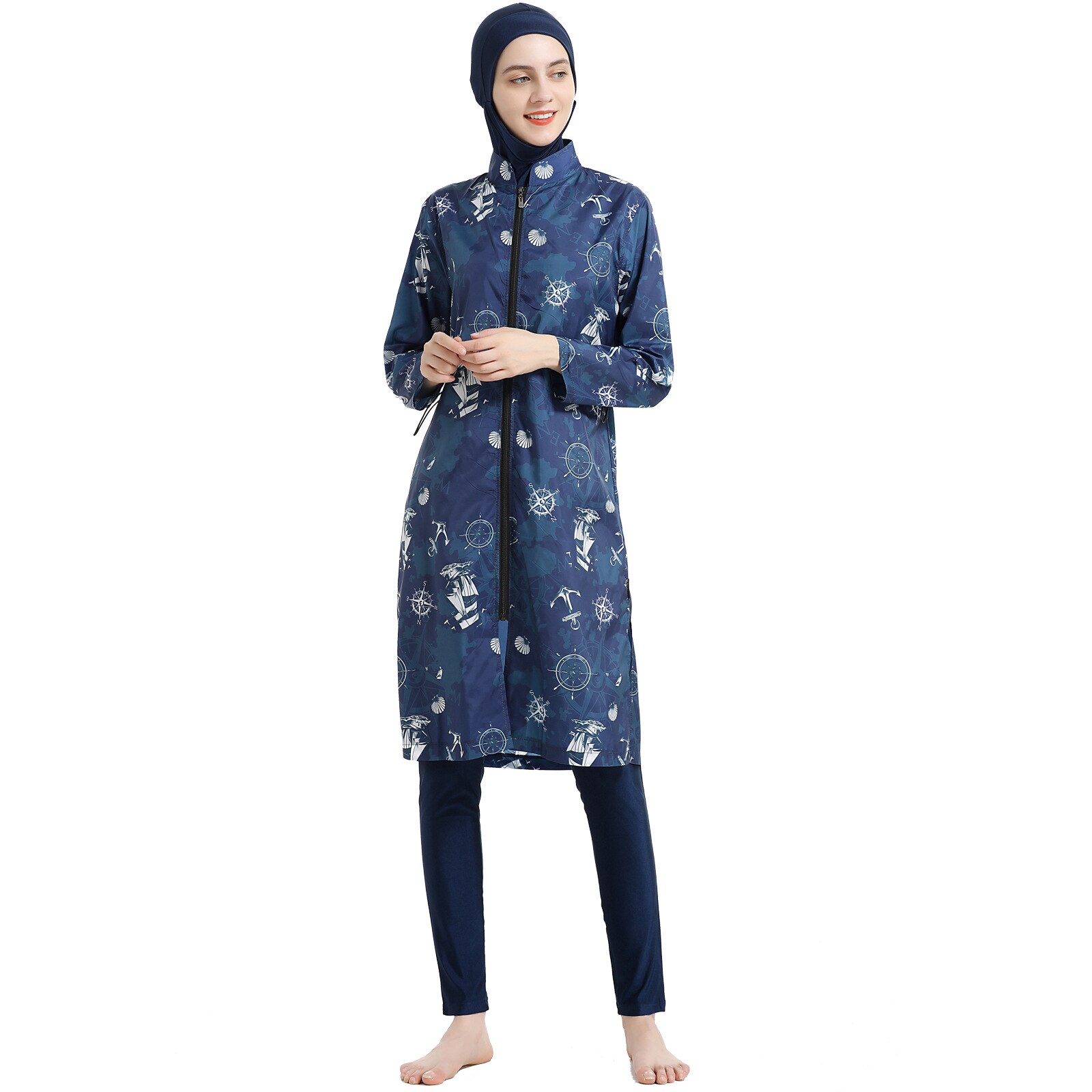 Muslim Swimwear Women Modesty Burkinis Sets 3 Piec... – Grandado