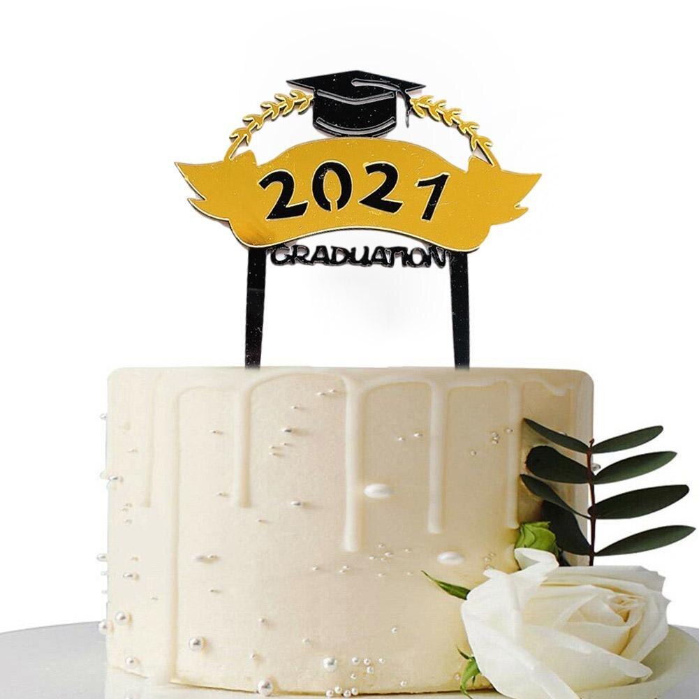 Class of Cake Topper Congrats Grad Acrylic Cupcake... – Vicedeal