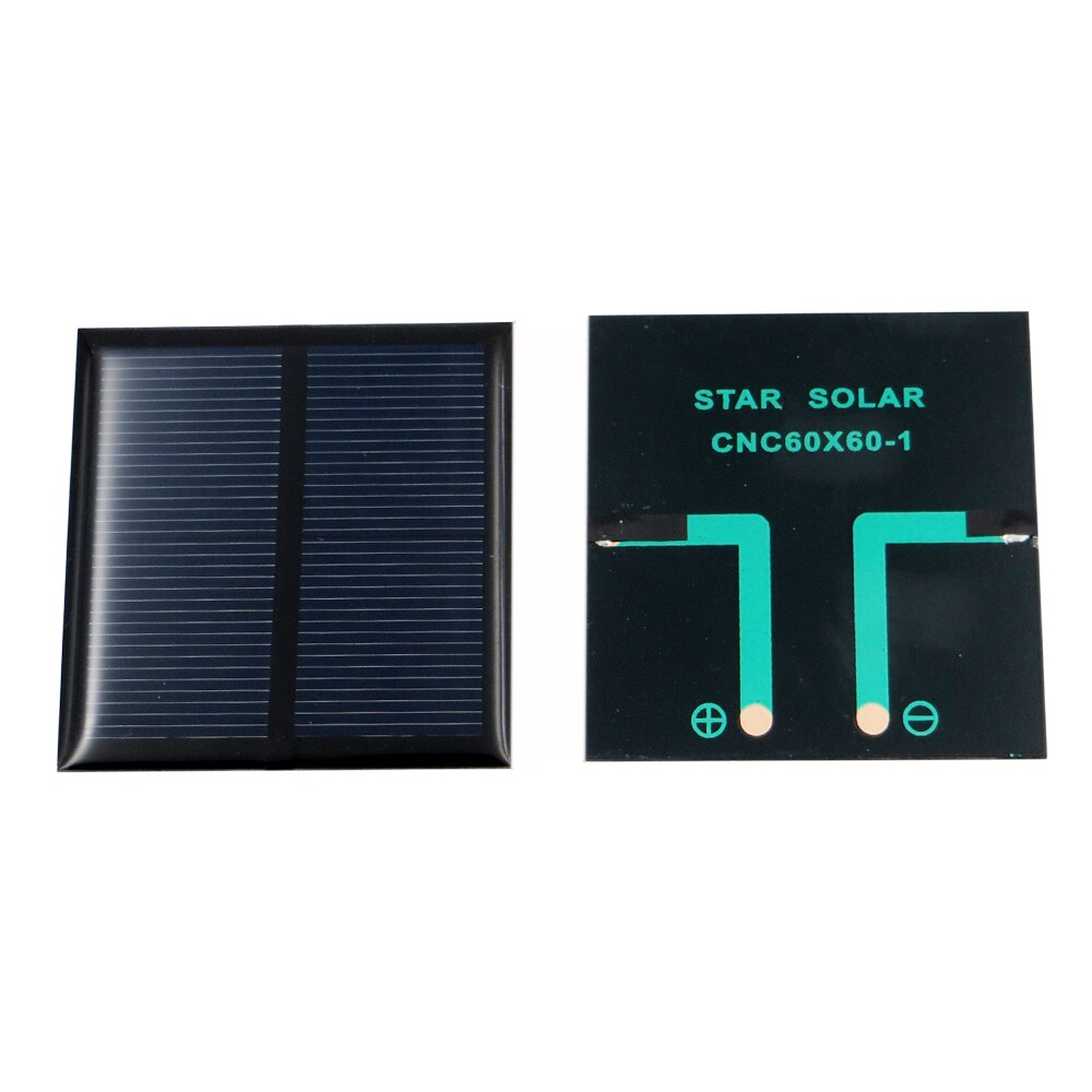 Panel Solar 1V 500mA 0,5 W epoxi estándar silicio ... – Grandado