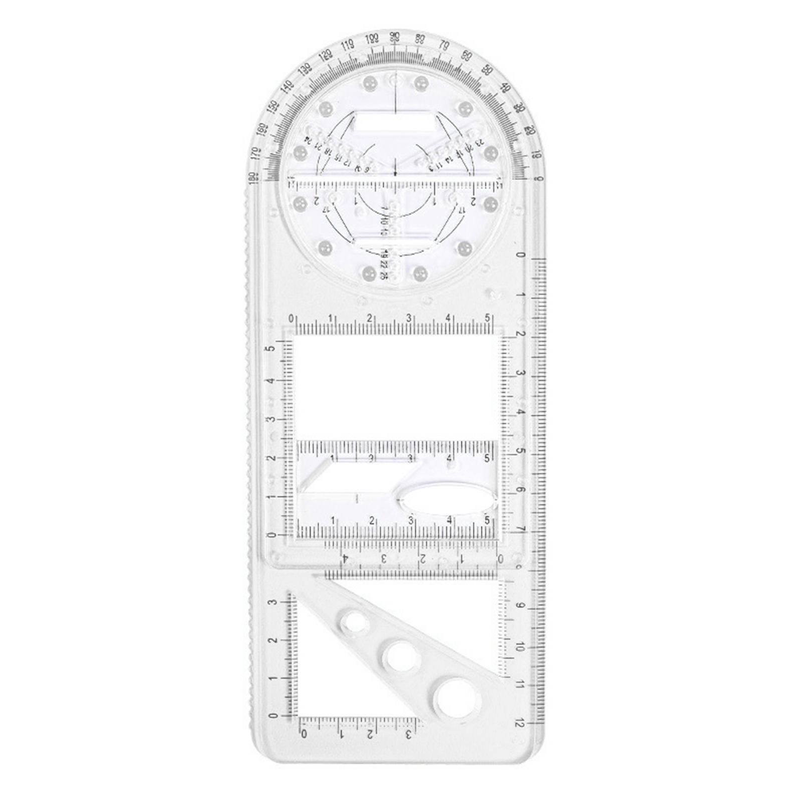 Multifunctional Geometric Ruler Geometric Drawing ... – Grandado