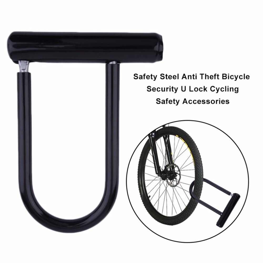 Bike U Lock Bicycle Cycling Steel Anti Theft Bicyc... – Grandado