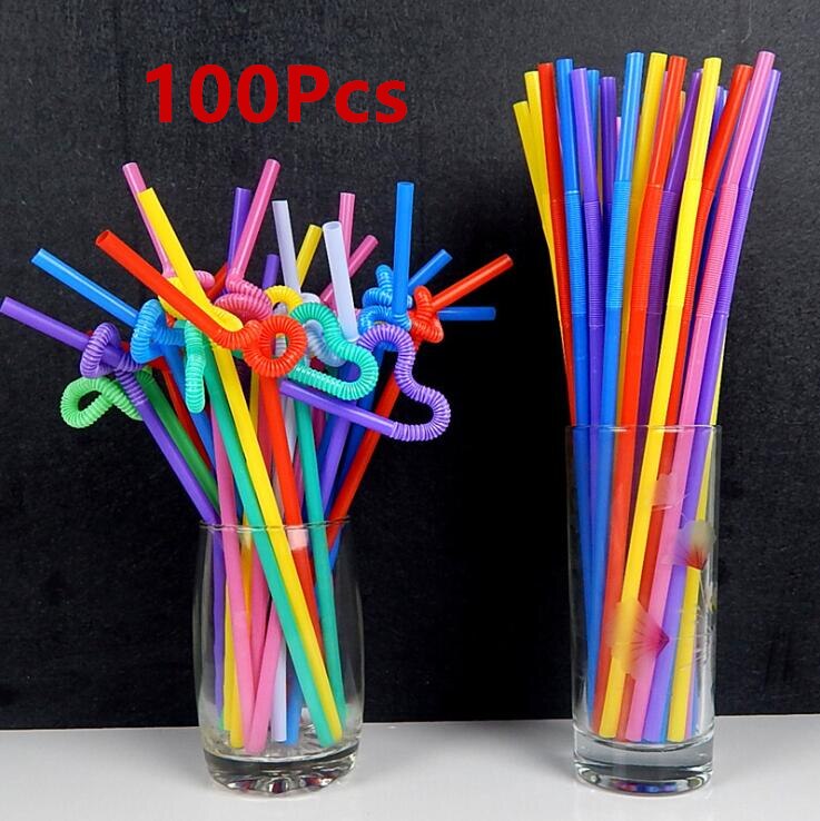 Colorful trend can bend fancy straw elbow tea shop... – Vicedeal