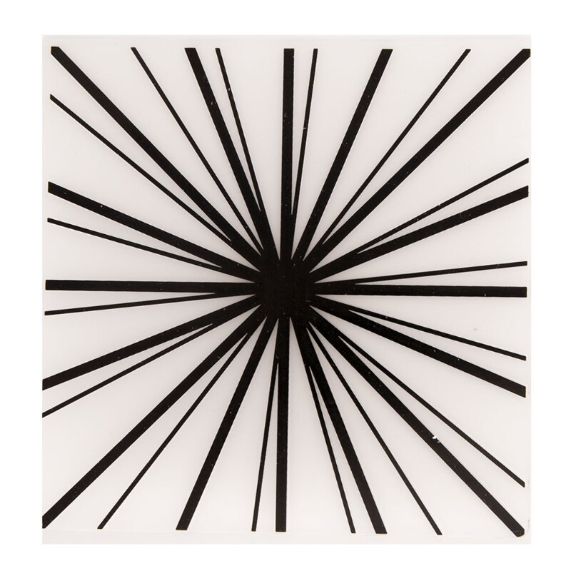 Radial Line Plastic Embossing Folder Stencil Templ... – Vicedeal