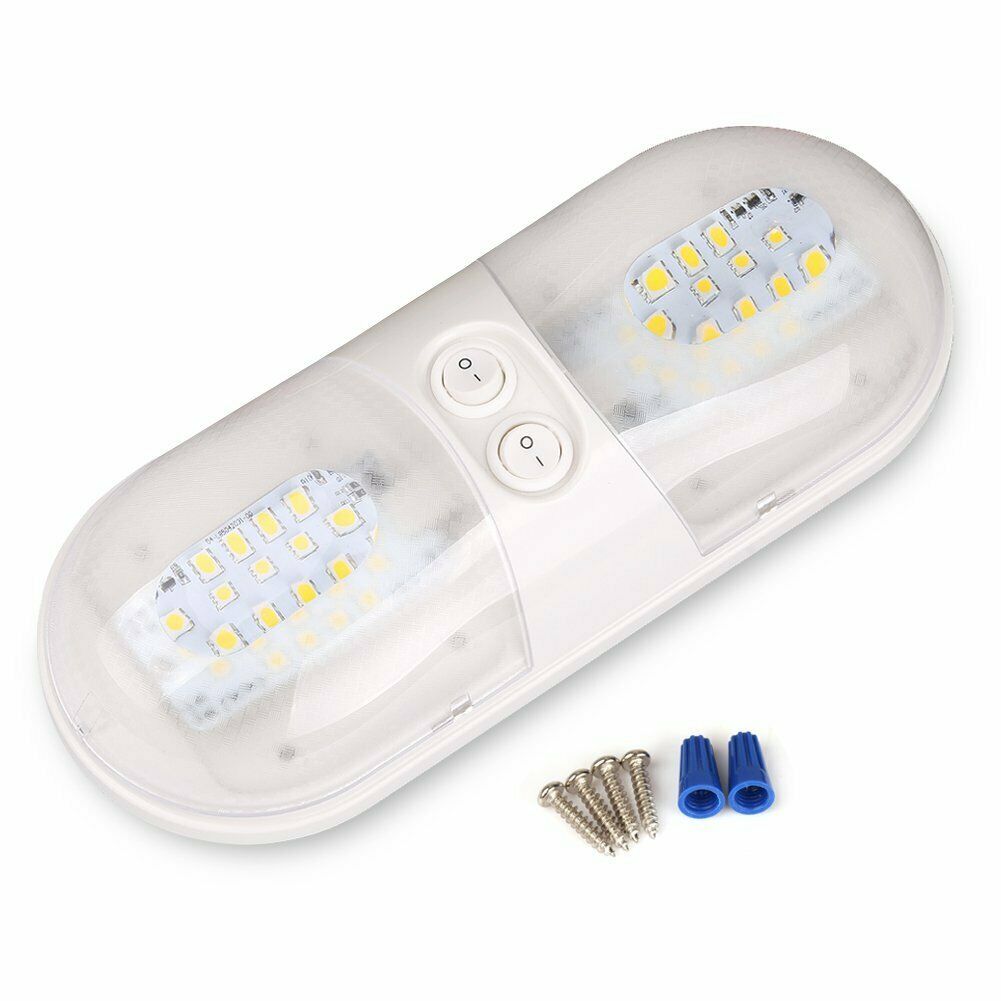 12V Led Oval Plafond Dak Licht Aouble-Headed Vrach... – Grandado