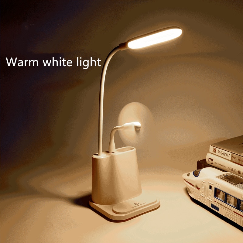 USB Desk Lamp Rechargeable Touch Adjustment LED Ta... – Grandado