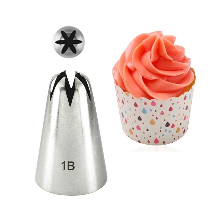 Larger Flower Tips 1B# Decorating Nozzle Icing Tub... – Grandado
