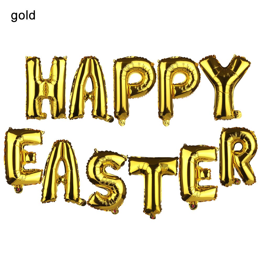 11Pcs Happy Easter Foil Balloons Air Helium Balloo... – Grandado