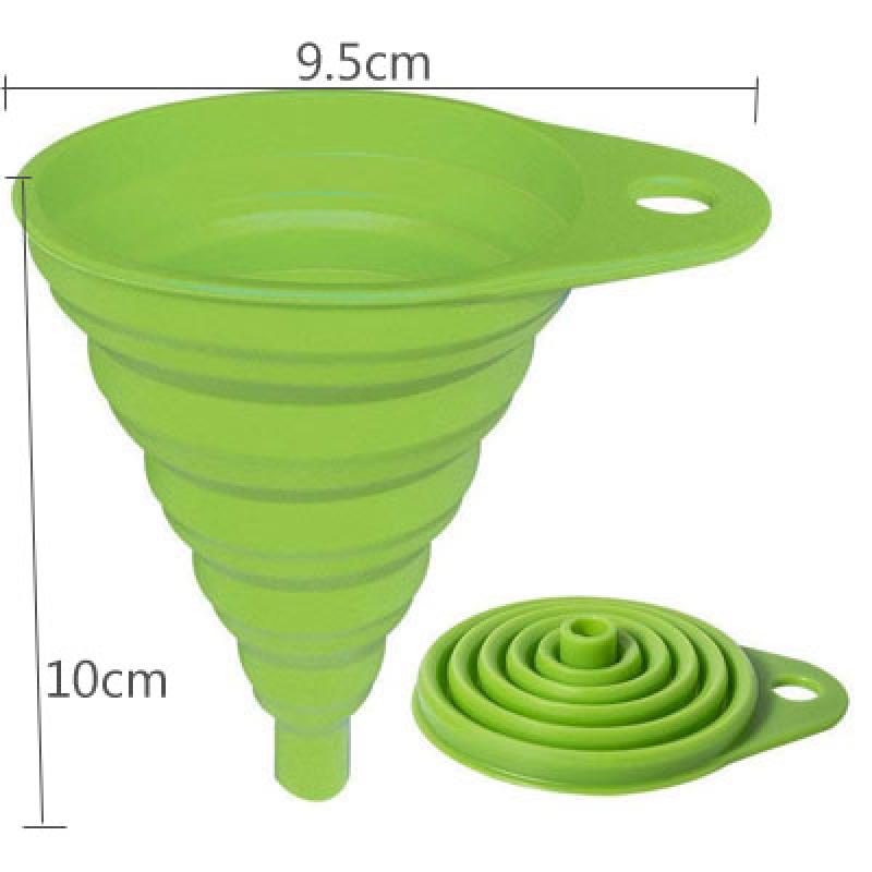Large Portable Silicone Funnel Flexible Foldable F... – Vicedeal