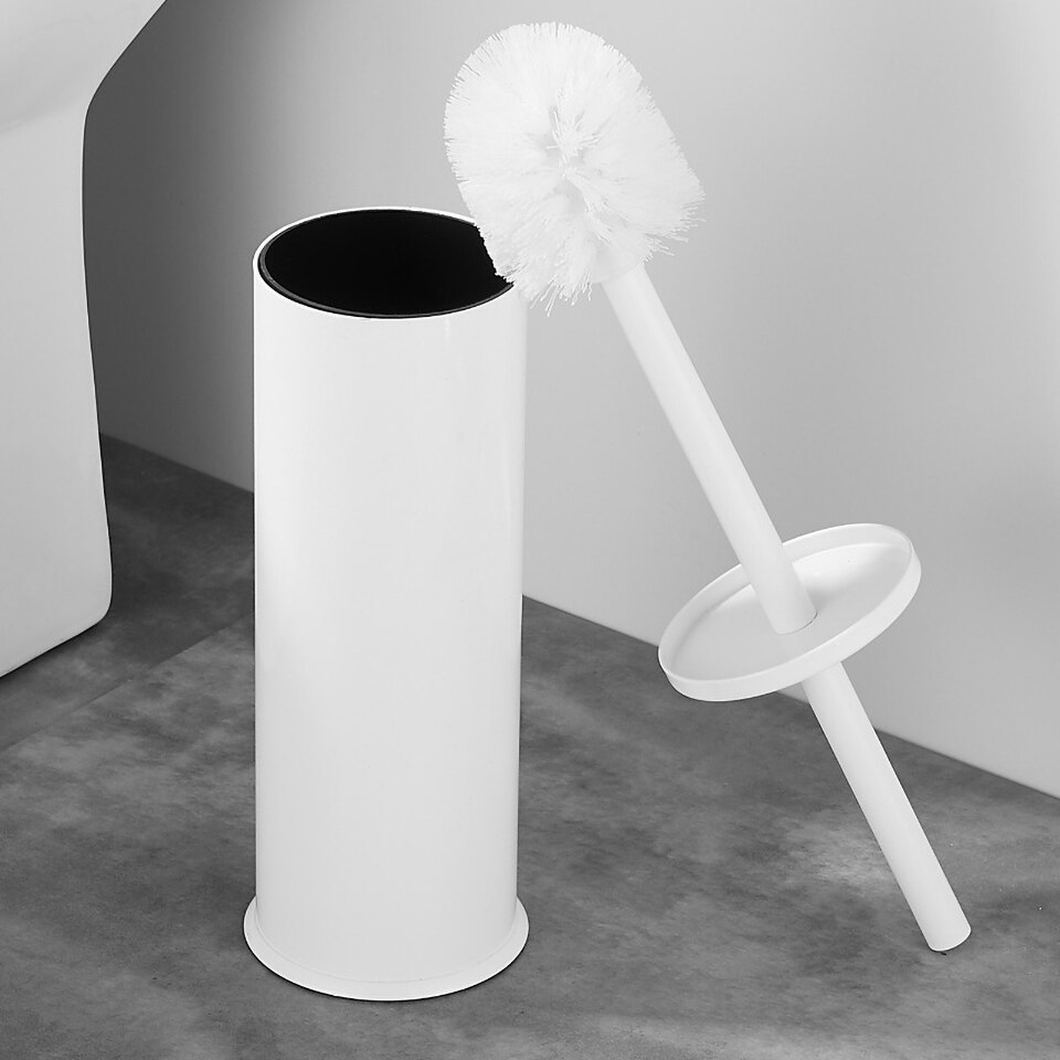 Black/White Bathroom Toilet Brush Holder Bathroom ... – Grandado